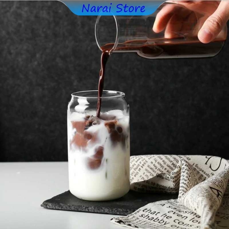Jual One Two Cups Gelas Minuman Kaleng Can Shape Borosilicate Glass 550ml - CXX186 | Shopee ...