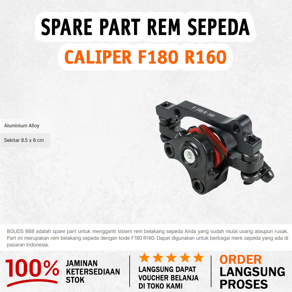 Jual PRODUK REKOMENDASI | Spare Part Rem Sepeda Rear Disc Brake Caliper ...