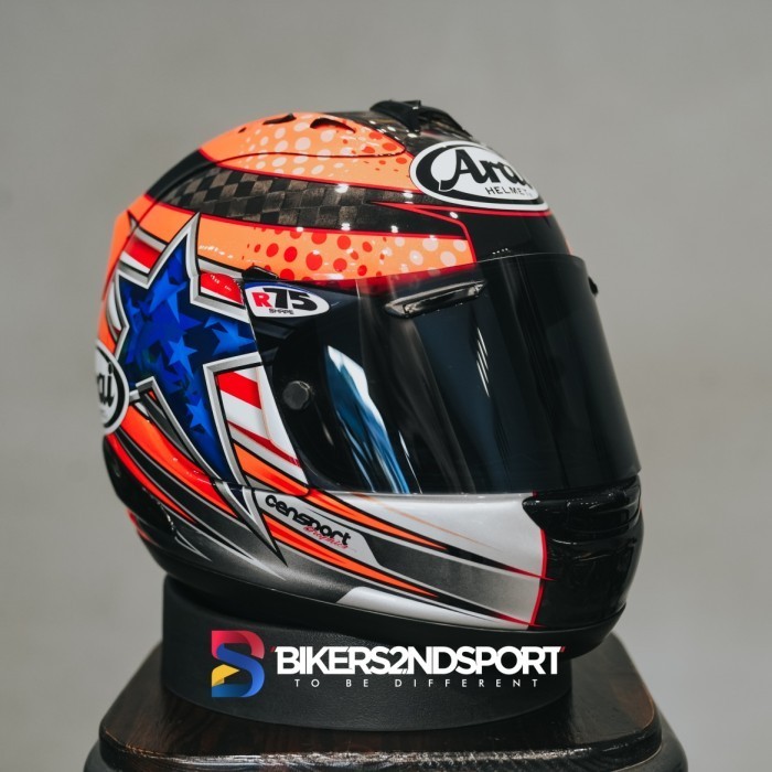Jual HELM ARAI RX7 RC CARBON DISALVO ONE AND ONLY | Shopee Indonesia