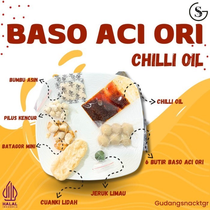 Jual 12 Bungkus Baso Aci Chilli Oil Paket Usaha Dengan Sambal Chilli ...