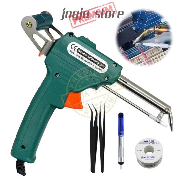 Jual Solder Listrik Tembak 60 Watt Timah Otomatis Iron Automatic Tin ...