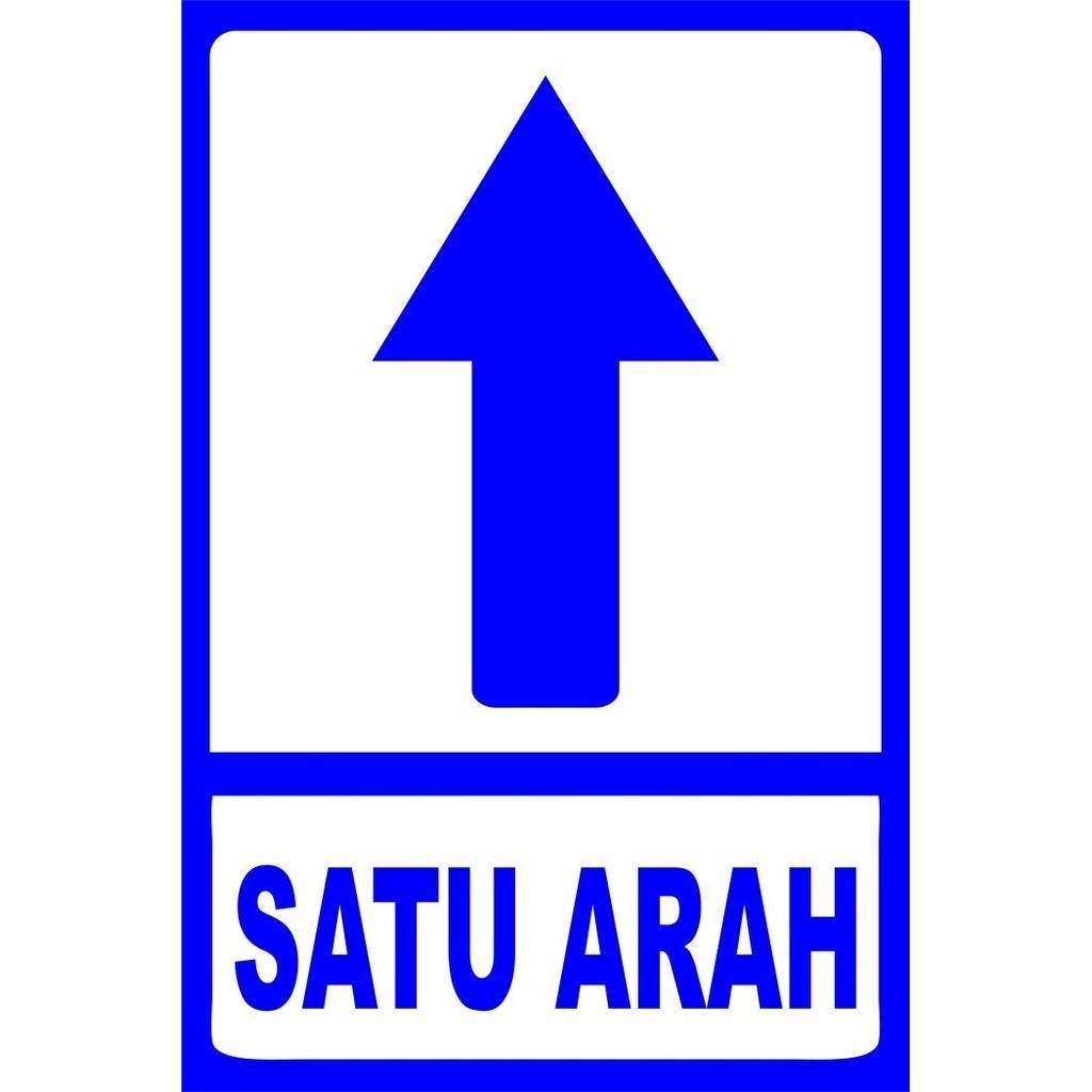 Jual Rambu Plang Petunjuk Arah Custom AKRILIK | Shopee Indonesia