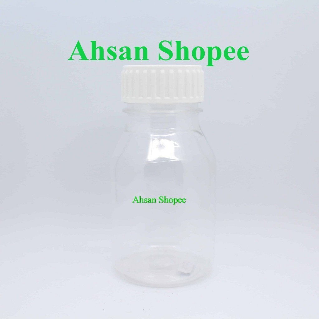 Jual Botol Pet 250 Ml PS Natural Tutup Tidak Segel / Botol Plastik / Botol Kimia / Botol Pupuk ...