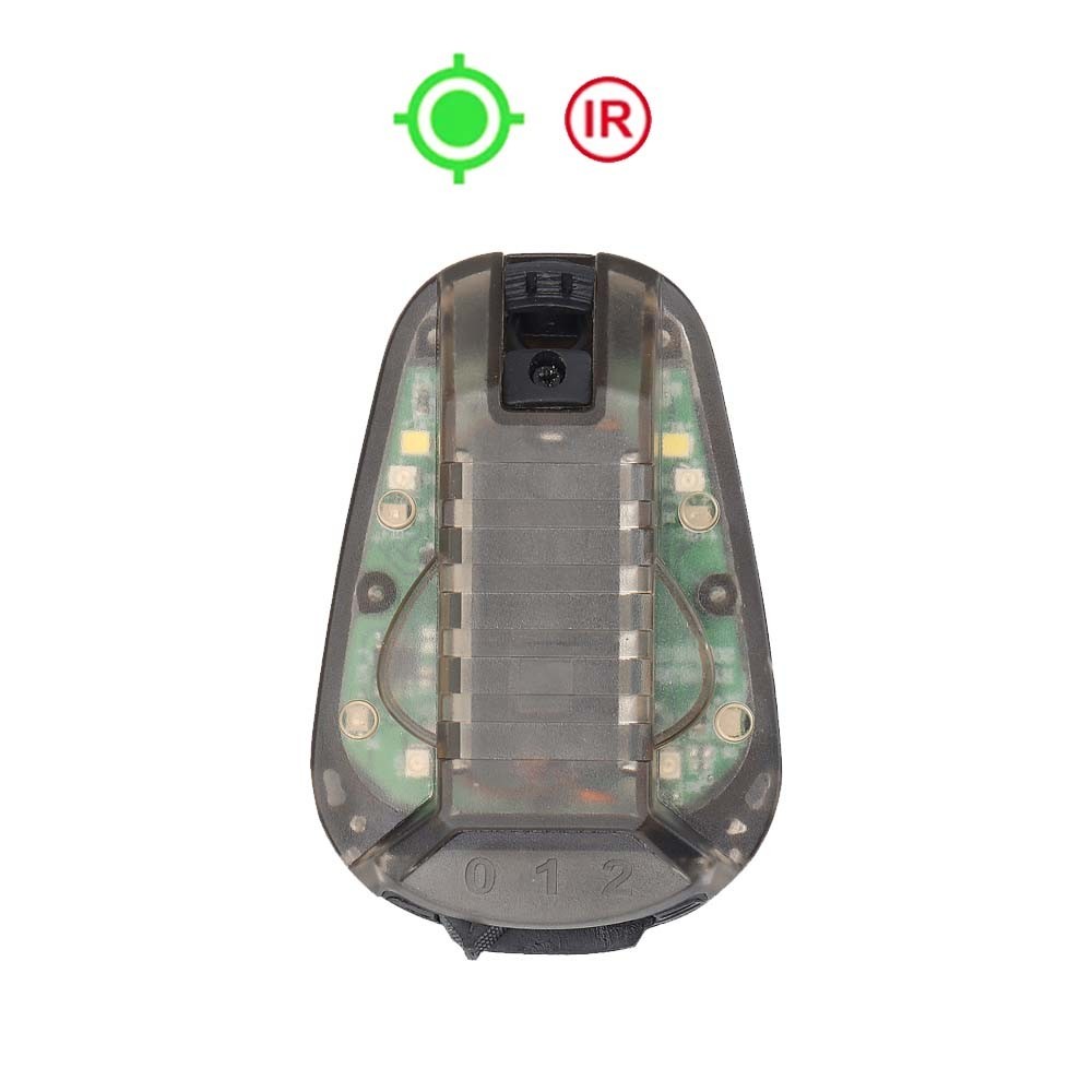 Jual Helstar 6 IR IFF Tactical Helmet Strobe Green White - Strobo Black ...