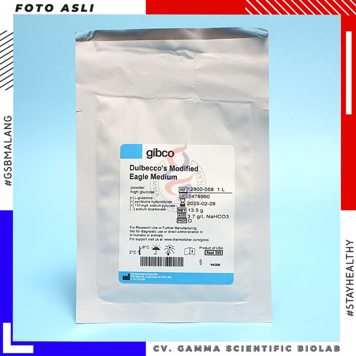 Jual DMEM, powder, high glucose, pyruvate 1L - Gibco | Shopee Indonesia
