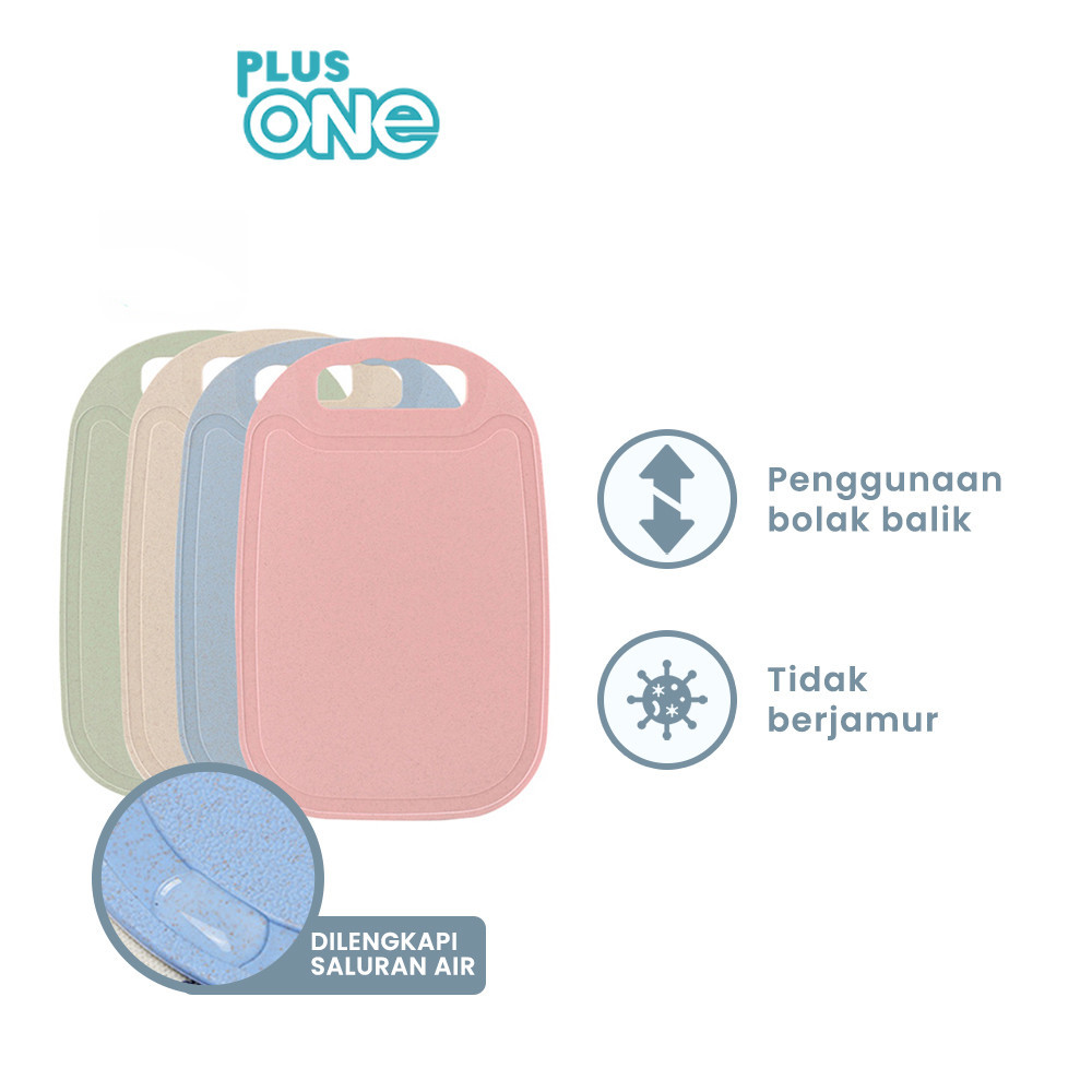 Jual Plus One Talenan Plastik Potong Daging Buah Sayur Premium Food ...