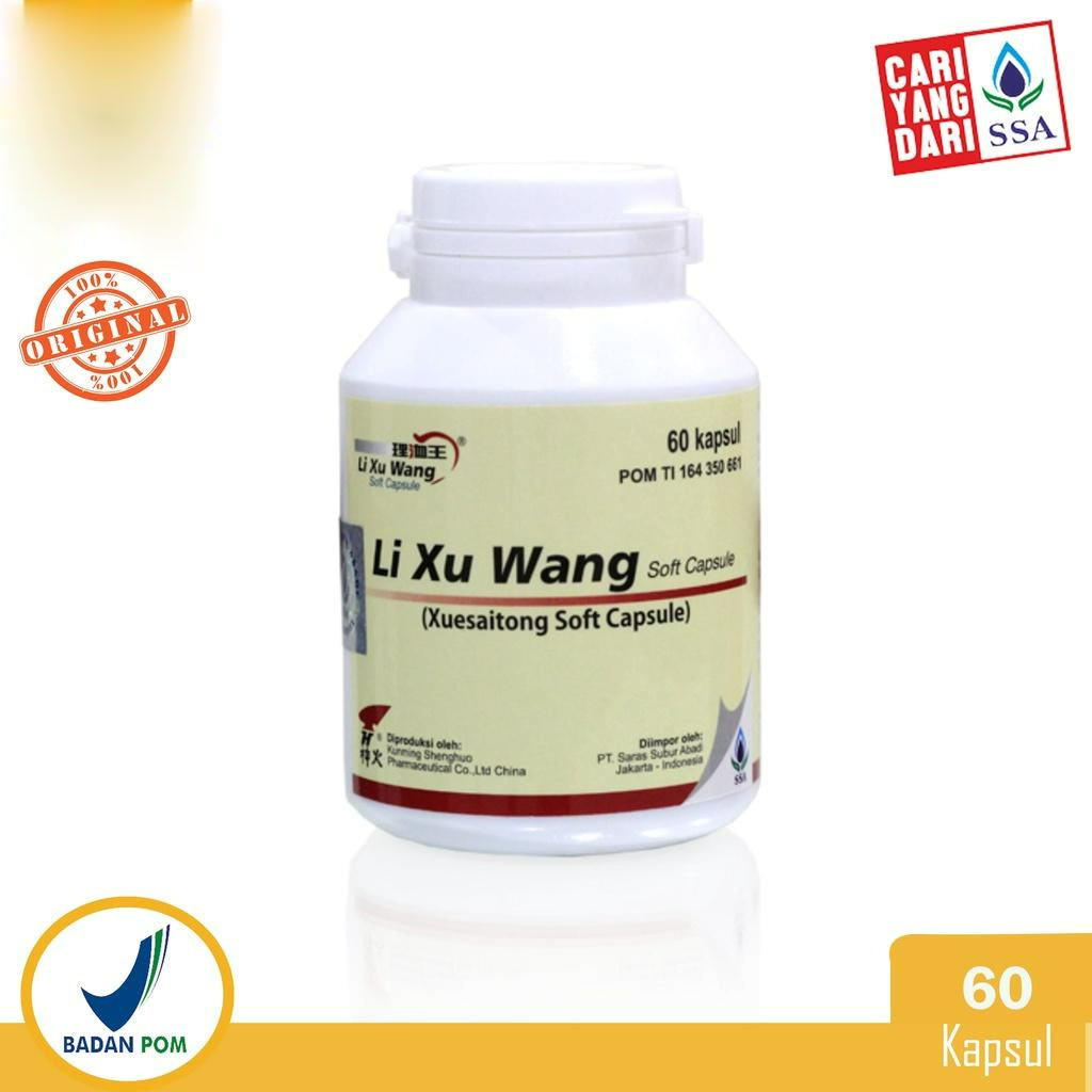 Jual LI XU WANG SOFT CAPSULES (BOTOL) 60 KAPSUL / OBAT SIRKULASI DARAH ...