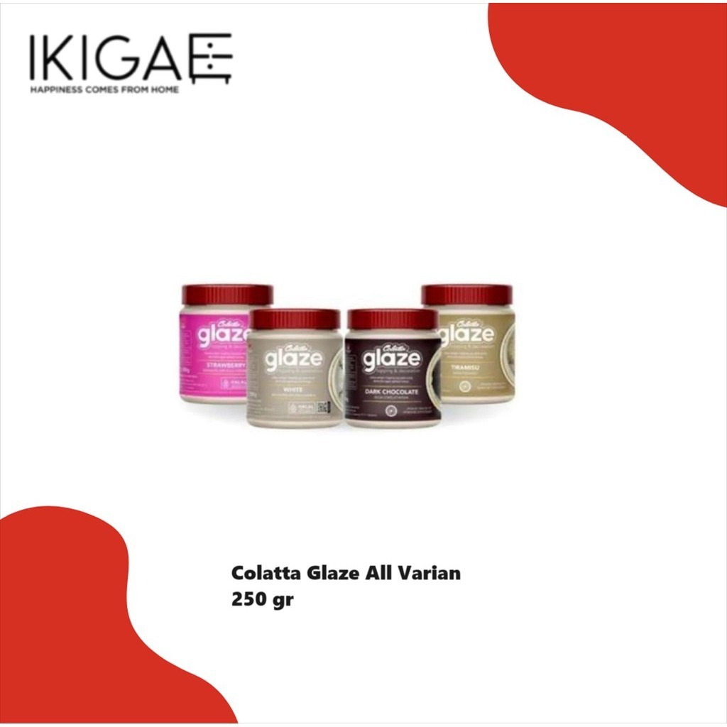 Jual COLATTA GLAZE TOPPING AND DECORATION 250 GR ORIGINAL !!! | Shopee ...
