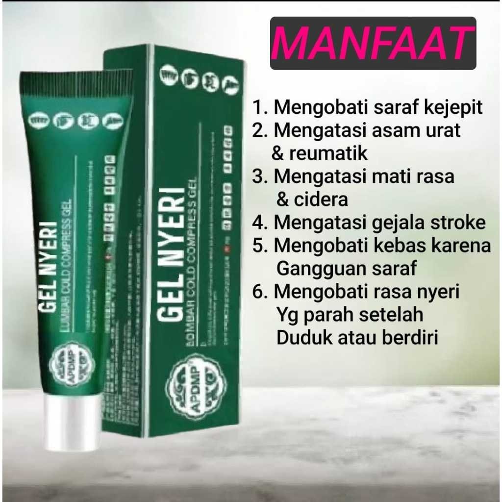 Jual [BISA COD] APDMP Salep Gel Cina Lumbar Original Krim Lutut Pereda ...