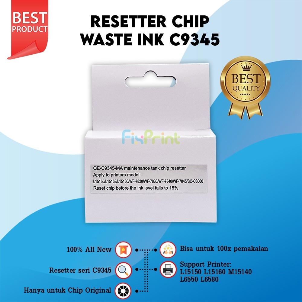 Jual Resetter Chip Waste Ink C9345 Reset Chip Maintenance Box Wasting ...
