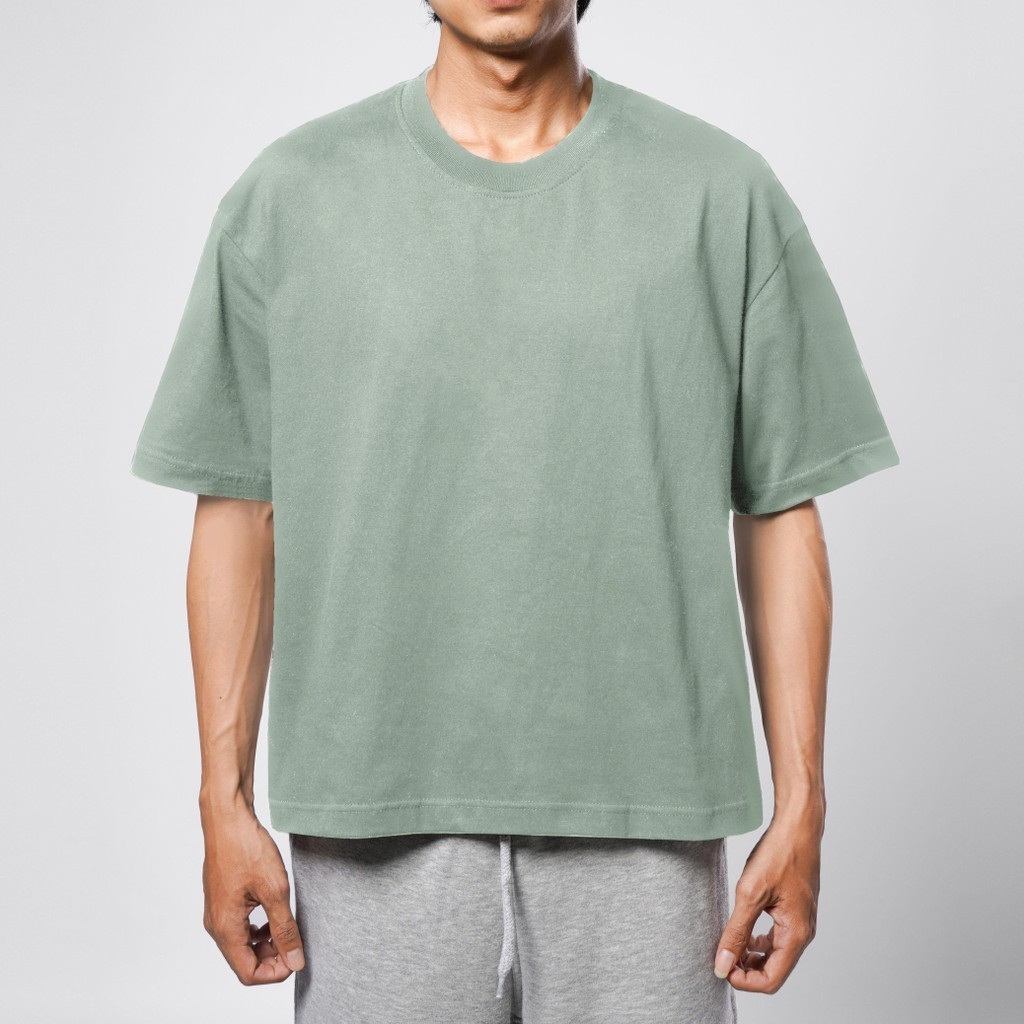 Jual Cottonsupply Boxy Crop Tshirt Kaos Boxy Fit Cotton 24s | Shopee ...