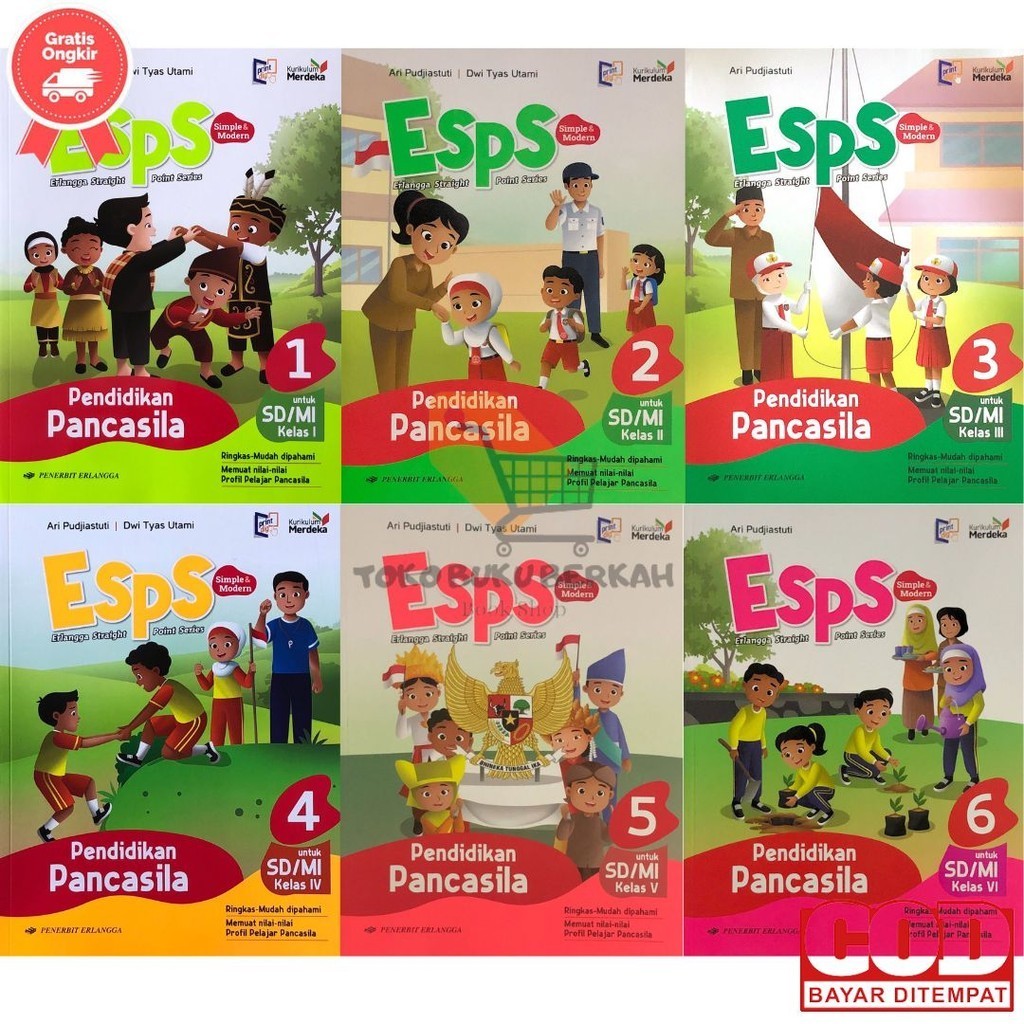 Jual Revisi esps pendidikan pancasila kurikulum merdeka sd/mi kelas 1 2 3 4 5 6 penerbit ...