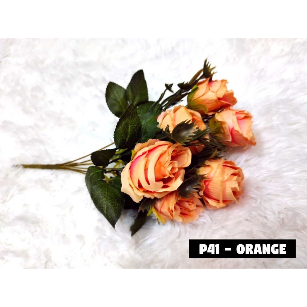 Jual MIUCO - Bouquet bunga P41 MAWAR Artifisial Dekorasi | Shopee Indonesia