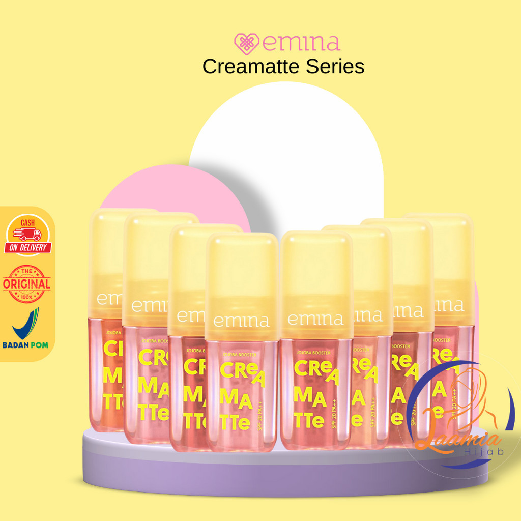 Jual Najmia 2 - New! Emina Creamatte 4 G I Comfily Matte 9X Moist Boost ...