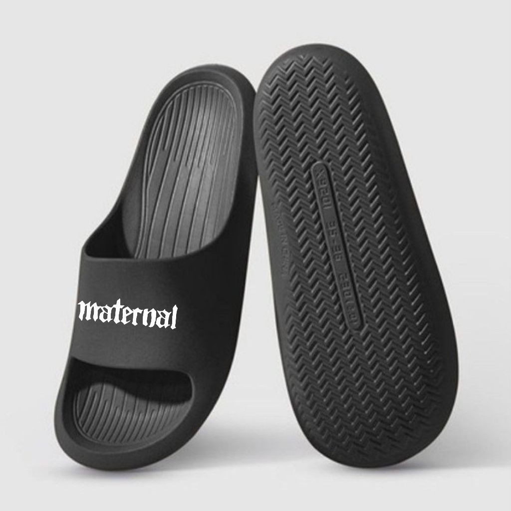 Jual Sandal slop Distro Maternal Disaster sendal slop slip on anti slip ...