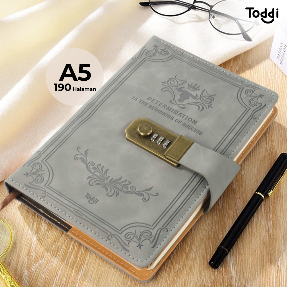 Jual buku vintage/ Buku Catatan Harian Notebook Cover Kulit Kunci ...