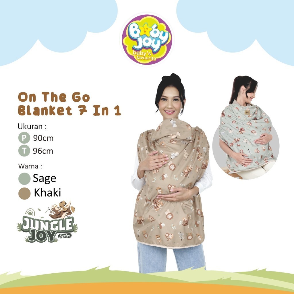 Jual Baby Joy On The Go Selimut Bayi 7 In 1 Jungle Joy Series BJB5026 ...