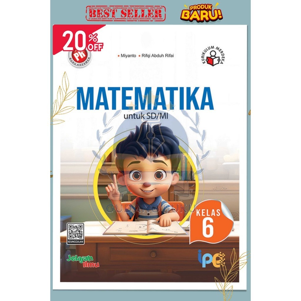 Jual Buku Pr/Lks Kurmer Matematika Kelas 6/VI SD/MI Semester 1&2 Kurikulum Merdeka Intan ...