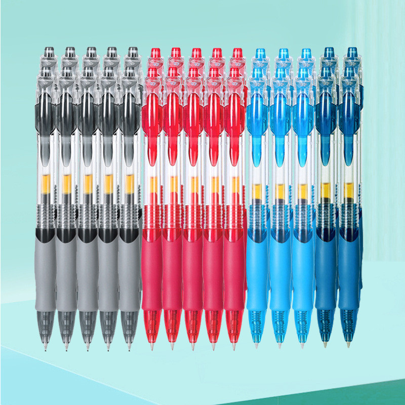 Jual Kuas Tekan Siswa Kapasitas Besar Warna 0 5Mm Pena Gel Manik-manik ...