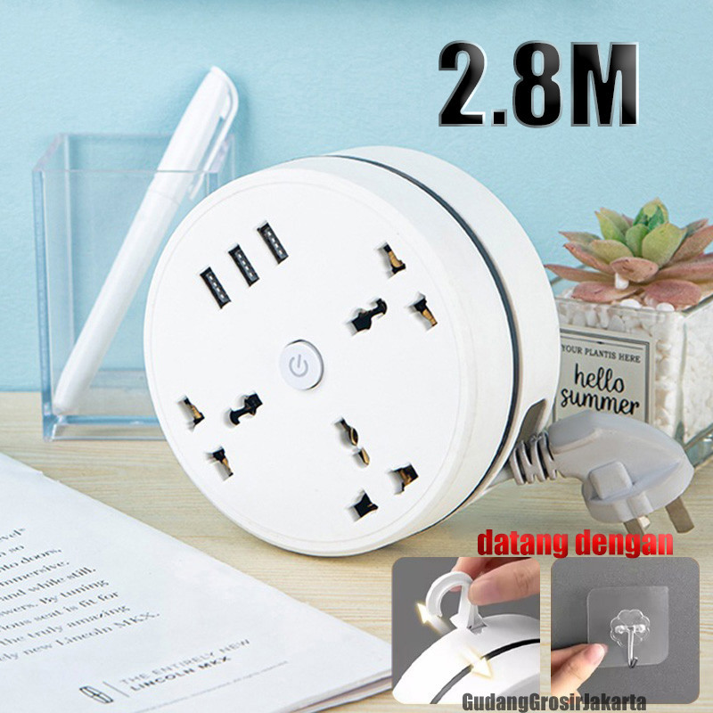 Jual Colokan Listrik USB Smart Power Strip Steker Listrik USB Soket Strip Daya Pintar | Shopee ...