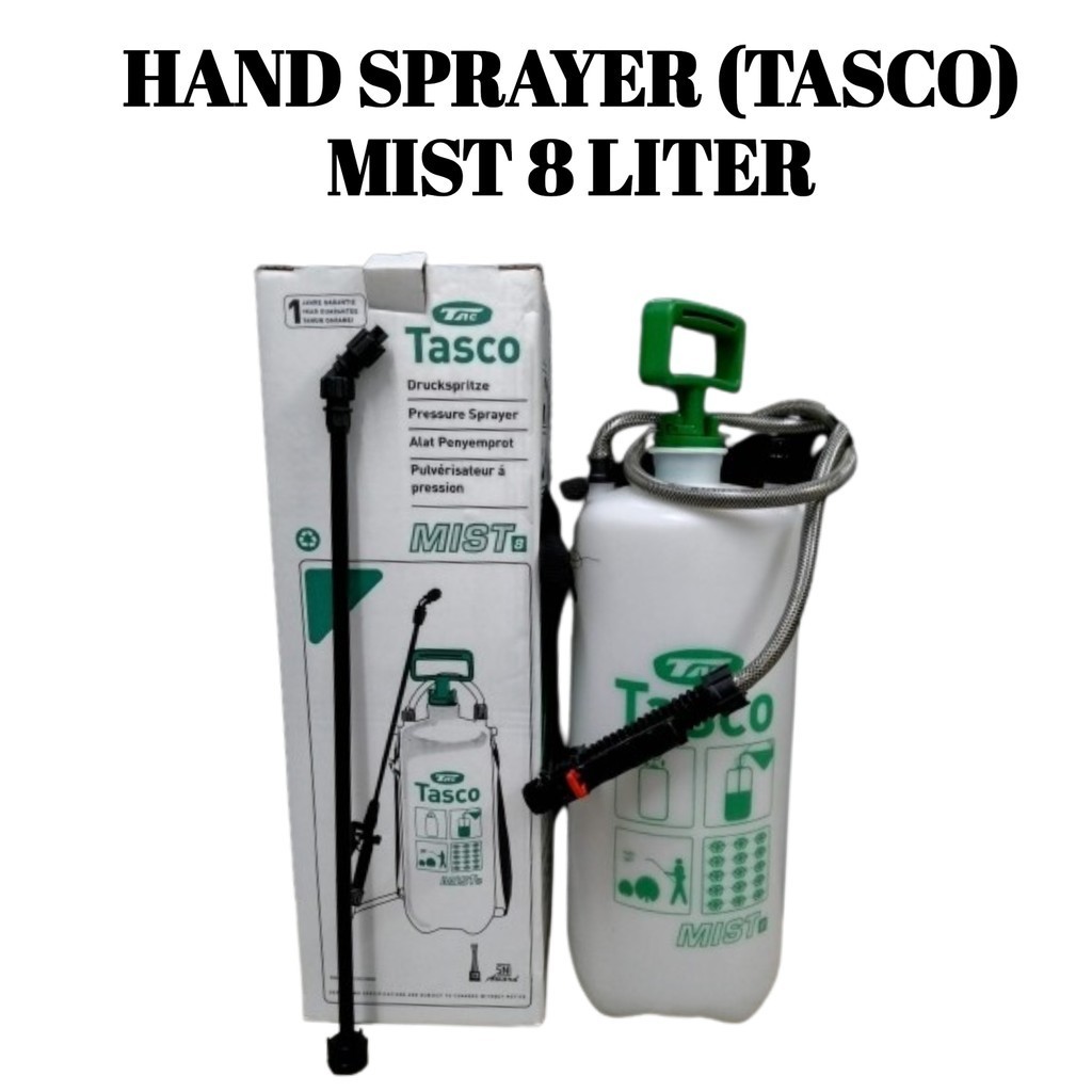 Jual Sprayer TASCO MIST 8 Liter Alat Semprot Tanaman Hama Pupuk Desinfektan | Shopee Indonesia