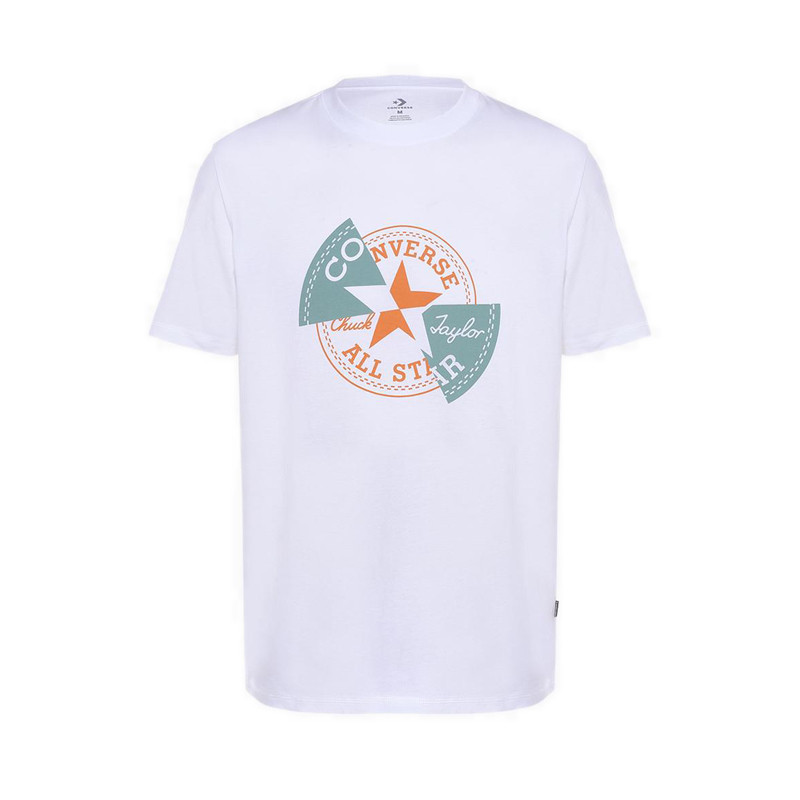 Jual Converse Distorted Patch Men's T-Shirt - White | Shopee Indonesia