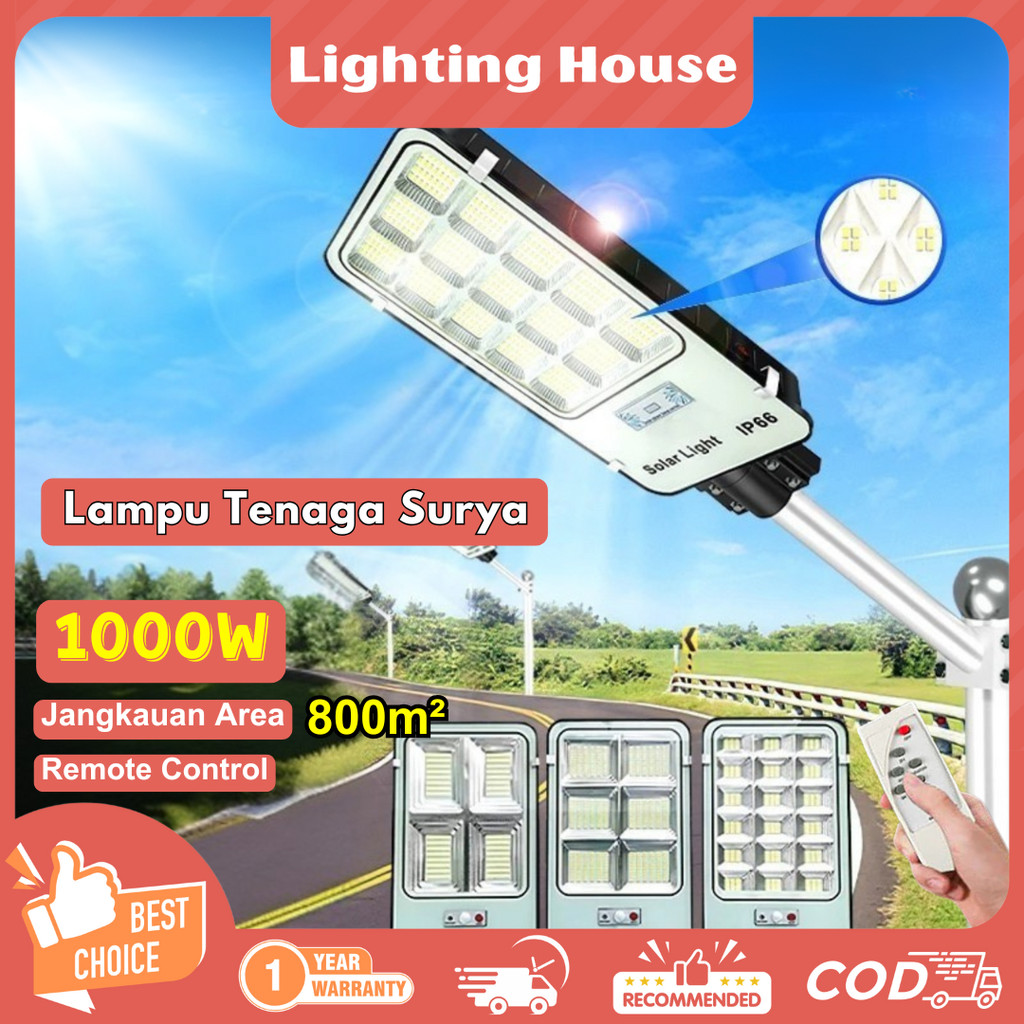 Jual Lighting House⭐Garansi 1 Tahun⭐️Lampu Tenaga Surya Lampu Jalan ...