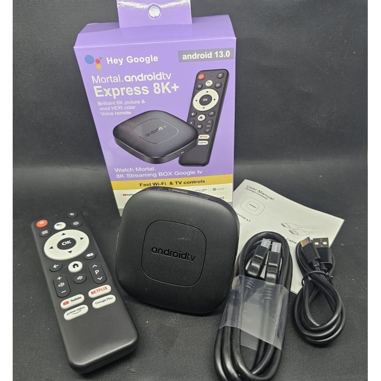 Jual Mortal Android Tv 8K Smart Google Tv T1 Voice Remote Bluetooth Tv ...