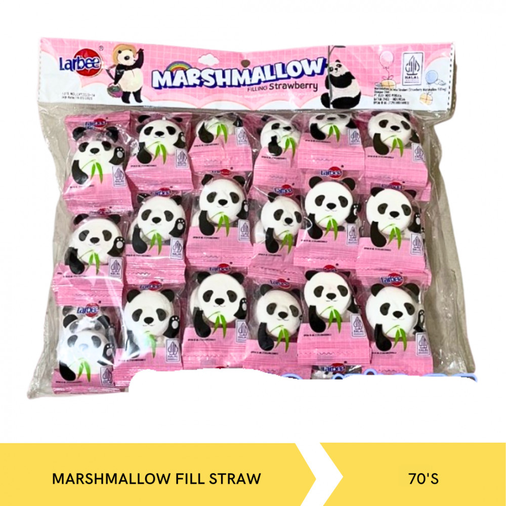 Jual LARBEE PANDA MARSMALLOW 245gr ISI 70 PCS | Shopee Indonesia
