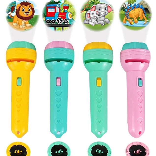 Jual MV Mainan Anak Senter Proyektor Fun Flashlight Mainan Proyektor ...