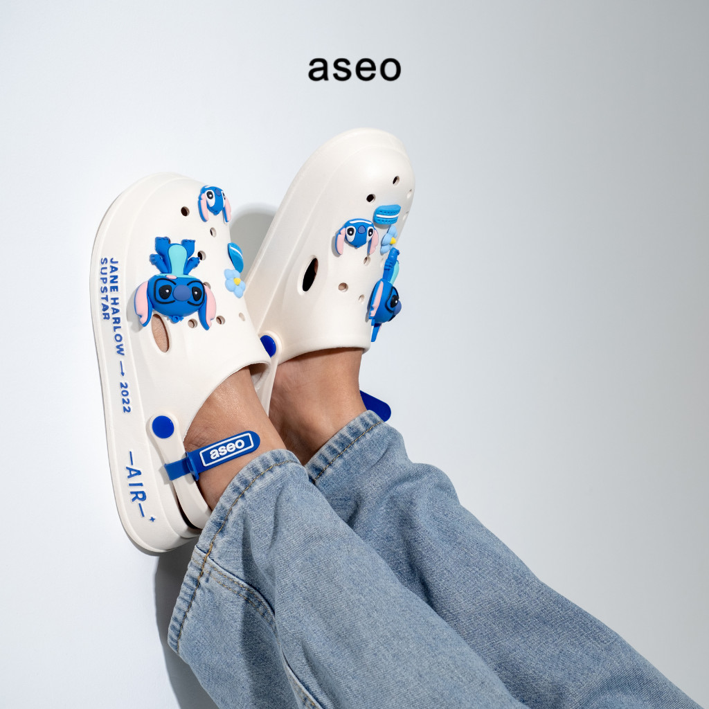 Jual Aseo Sandal Pria Wanita Sendal Kodok Baim Bear Clog Biru Terbaru ...