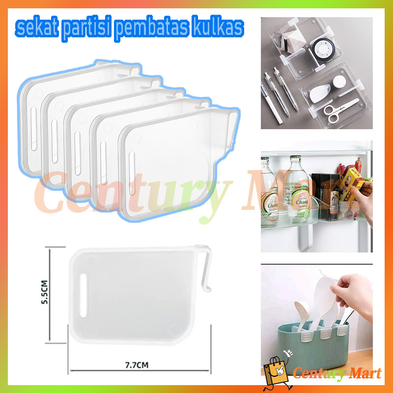 Jual （Harga Grosir）Sekat Pembatas Kulkas Organizer /partisi rak kulkas ...