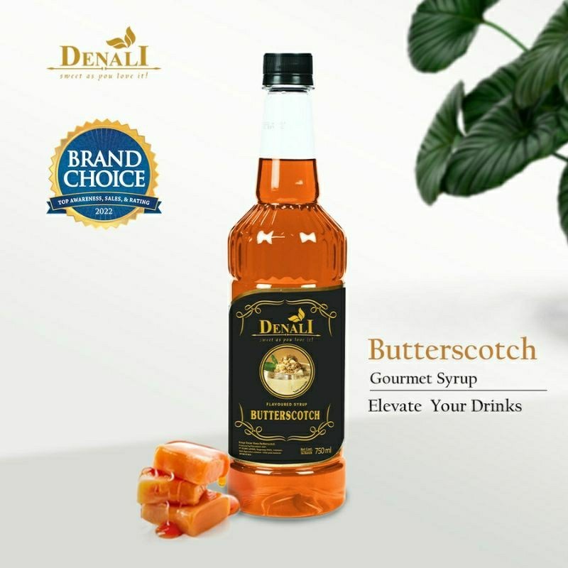 Jual DENALI SYRUP 750 ML BUTTERSCOTH SIRUP DENALI RASA BUTTERSCOTH ...