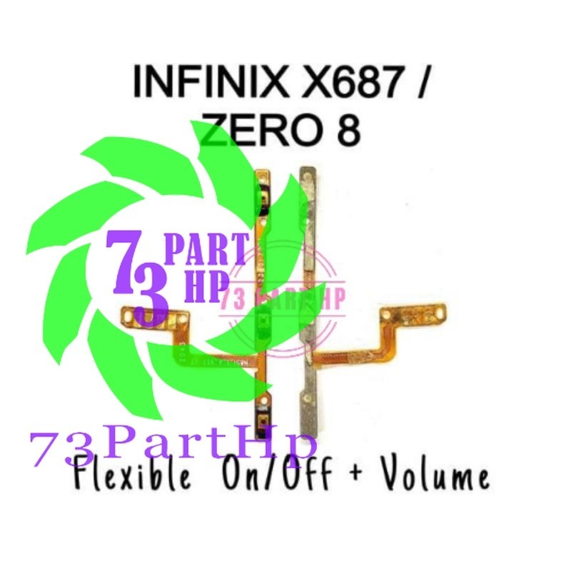 Jual Flexibel Connector Power On Off + Volume Infinix X687 / Zero 8 - Fleksibel Fleksible ...