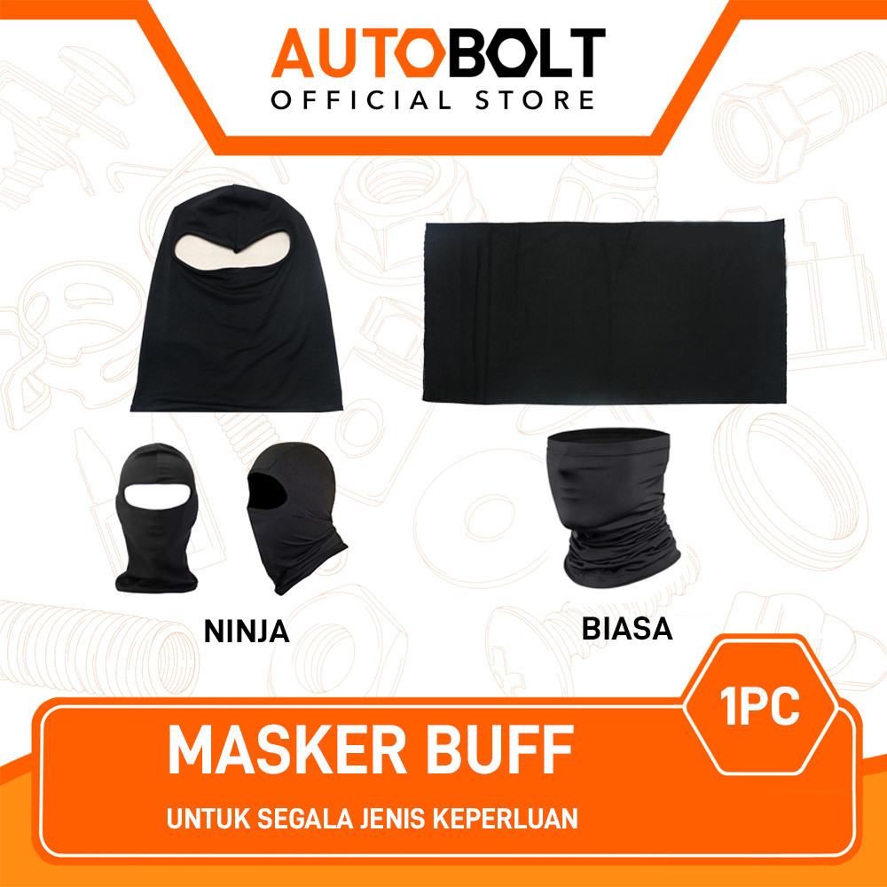 Jual Masker Berkendara Buff Standar Ninja Balaclava Setengah Full ...
