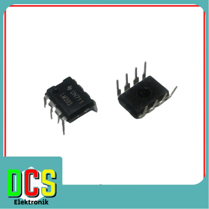Jual IC LM393 Dual Differential Comparator 8 kaki DIP | Shopee Indonesia