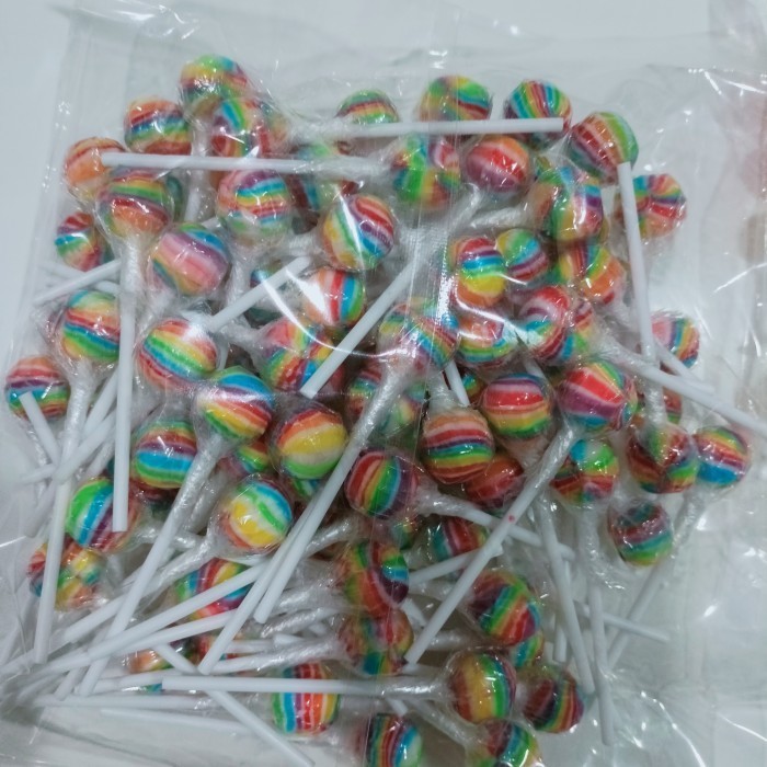Jual permen lolipop mini enak/permen lolipop murah/1 pack lolipop isi ...