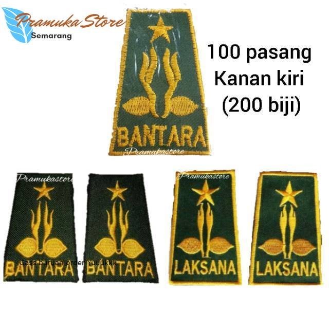 Jual Ready 100 pasang bantara bordir / laksana bordir / balok Bantara ...