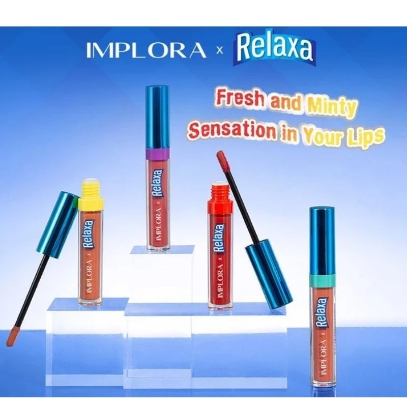 Jual Implora X Relaxa Matte Lip Cream (New Launch) | Shopee Indonesia