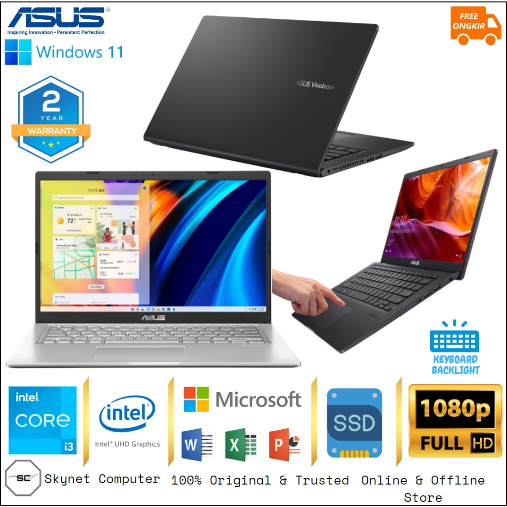Jual ASUS VIVOBOOK A1400EA INTEL CORE I3 1115G4 RAM20GB SSD512GB ...