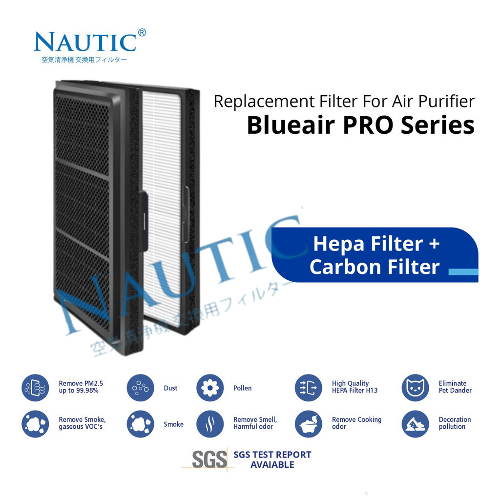 Jual NAUTIC FILTER REPLACEMENT Air Purifier Blueair PRO Series pro M ...