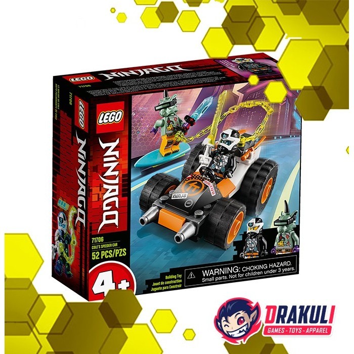 Jual Toys LEGO Ninjago Cole's Speeder Car 71706 | Shopee Indonesia