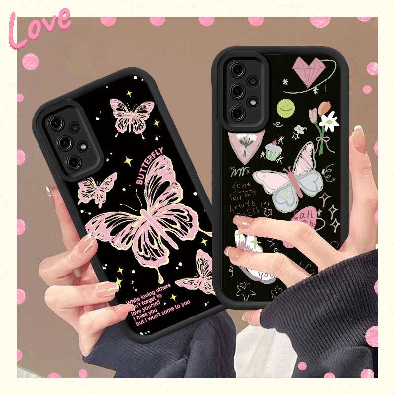 Jual 【Silicone Soft Case Android】Lucu Butterfly Kupu-Kupu Casing hp Samsung A02S M02S A03S A03 ...