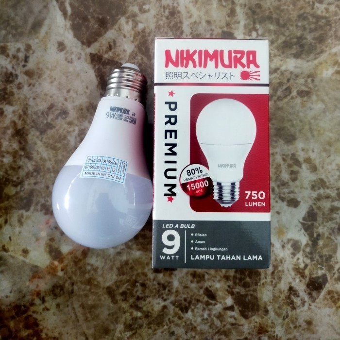 Jual Lampu Led Nikimura Premium 9 Watt / Lampu Led 9Watt | Shopee Indonesia