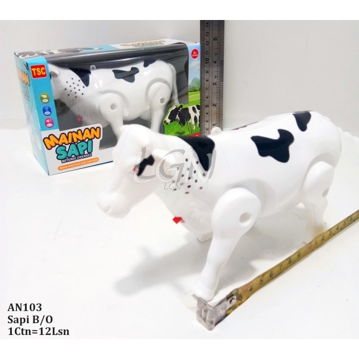 Jual Mainan Sapi Berjalan Bersuara - Robot Sapi Perah - Kado Anak AL031 ...