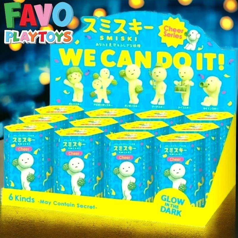 Jual SMISKI Glow In The Dark - Cheer Series - FULL SET 12 PCS Blind Box ...
