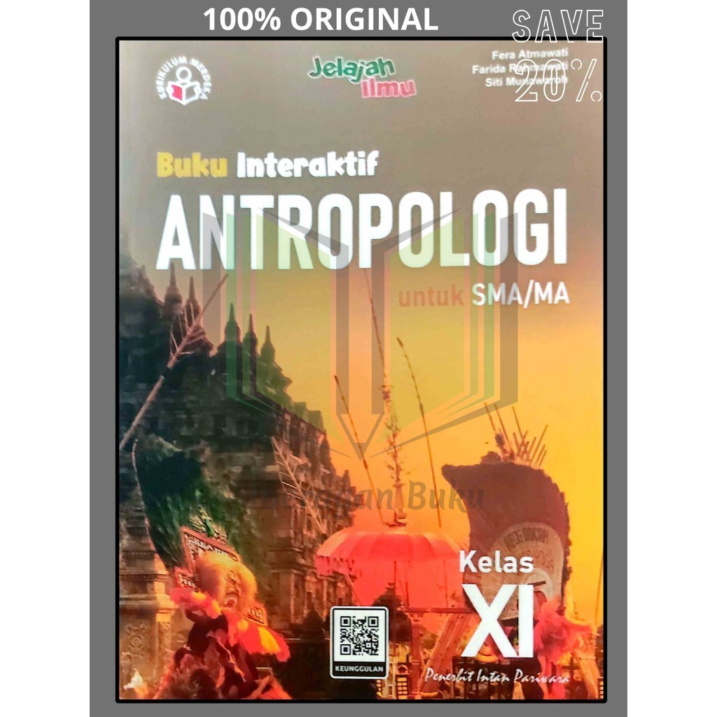Jual Buku Paket Interaktif ANTROPOLOGI SMA/MA Kelas 11/XI Kurikulum Merdeka Intan pariwara Tahun ...