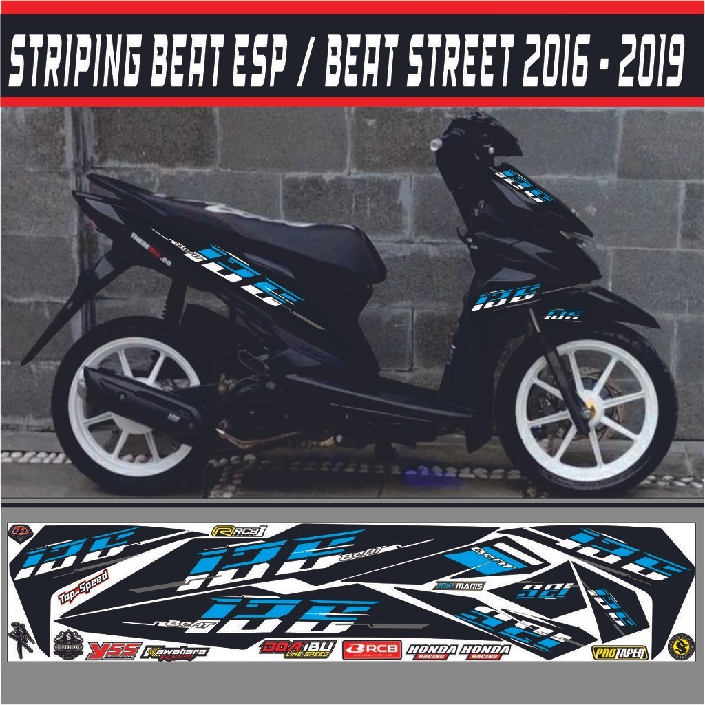 Jual VARIASI STIKER/ STRIPING VARIASI MOTOR HONDA NEW BEAT ESP SPORTI ...