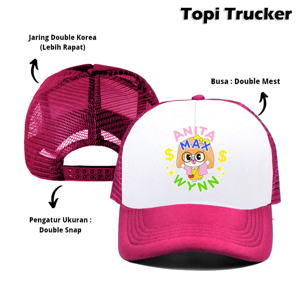 Jual Topi Trucker Jaring Logo Anita Max Wynn Drake Raper Topi I NEED ...