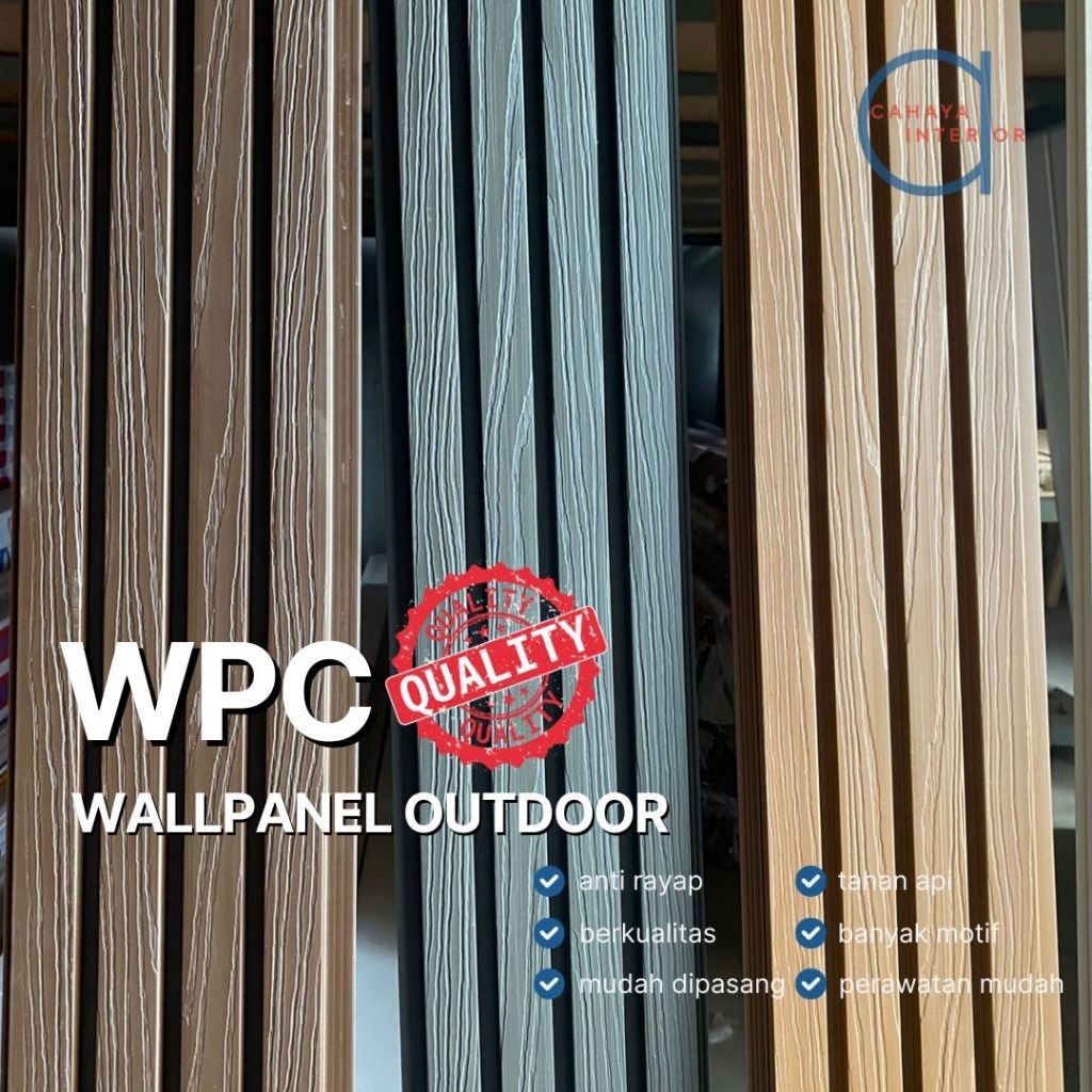 Jual WPC WALLPANEL OUTDOOR - HIGH QUALITY - COCOK UNTUK LUAR RUANGAN ...